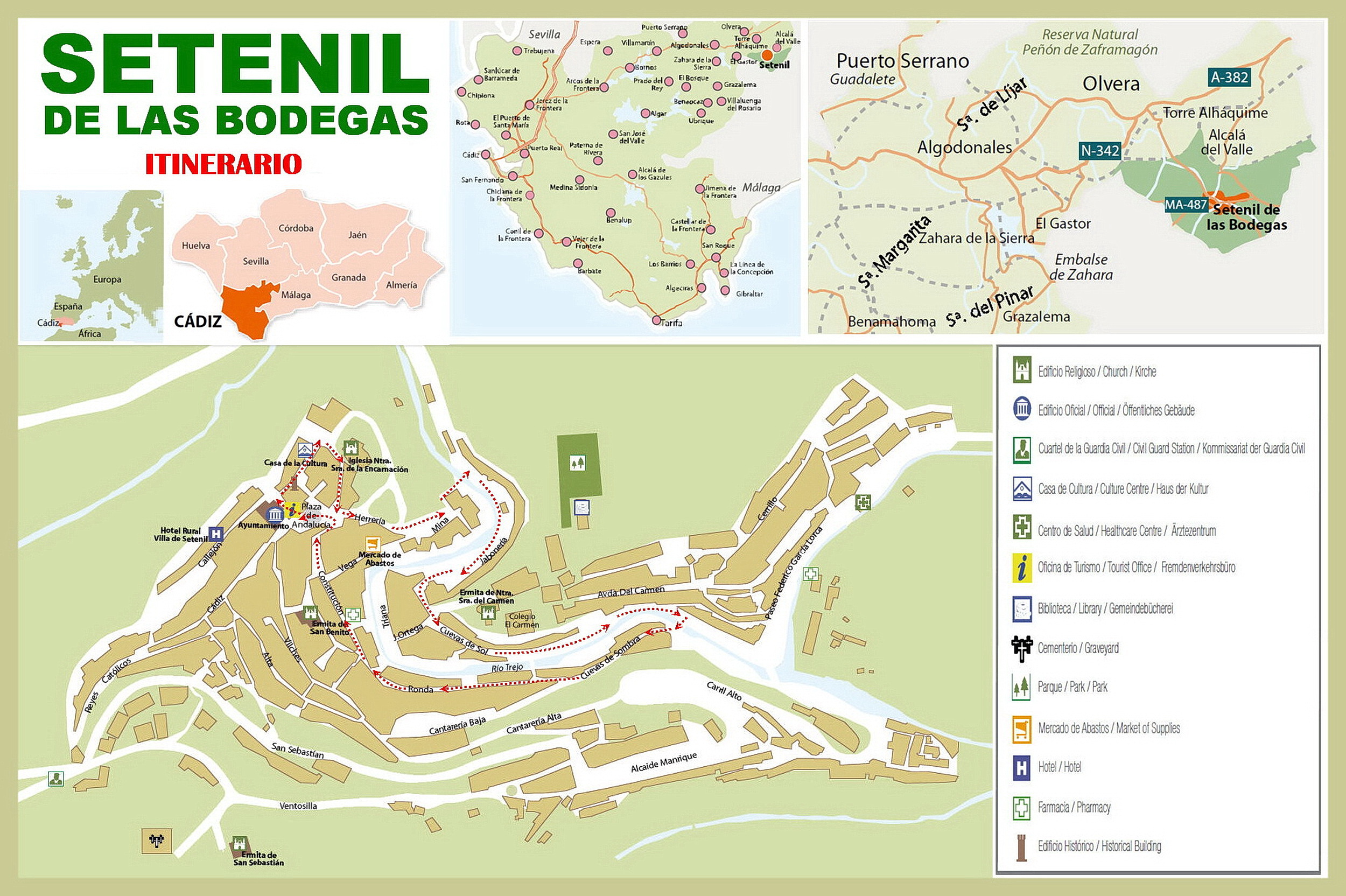 PLANO Setenil – Itinerario – al Sur de un horizonte